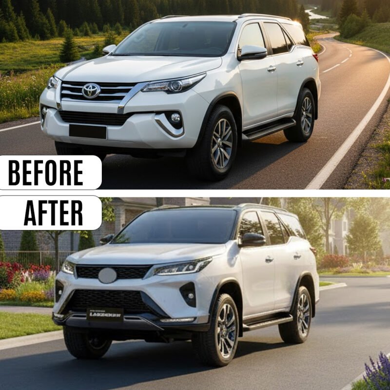 Toyota Fortuner Type 3 (2016–2020) Legender Body Kit with Tail Light ...