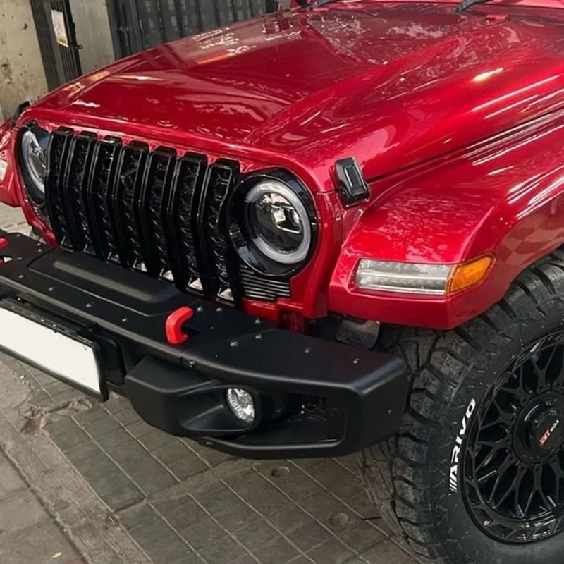 Mahindra Thar & Thar ROXX Front Wrangler Style Metal Bumper - ROAVION ...
