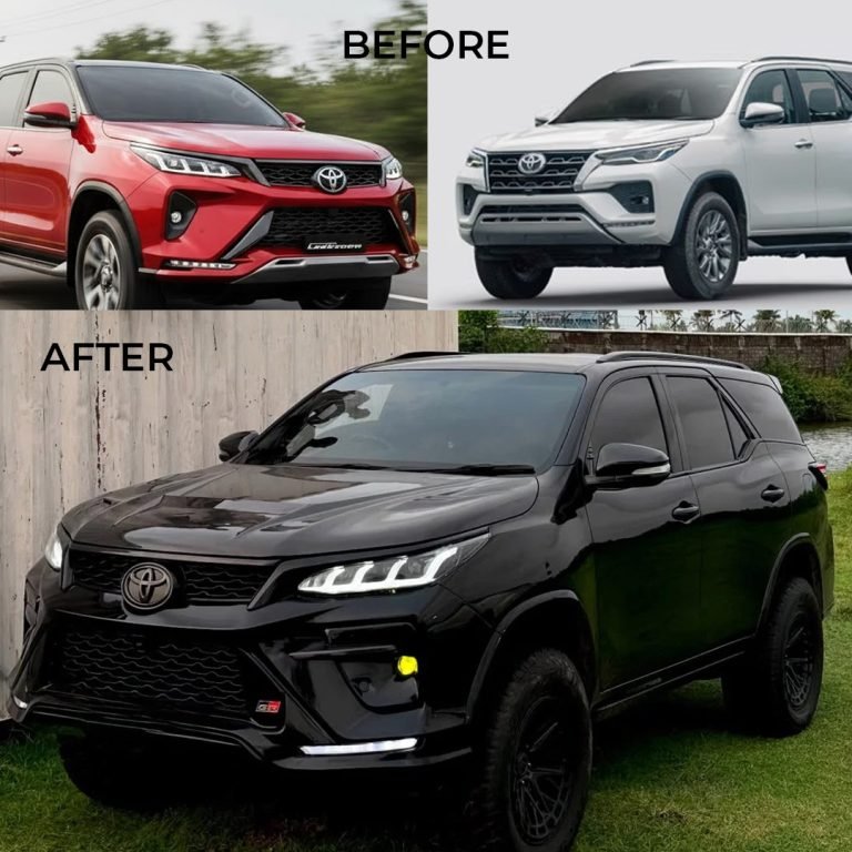 Toyota Fortuner Type 3 ,type 4 GR sport conversion 1:1 OEM style Body ...