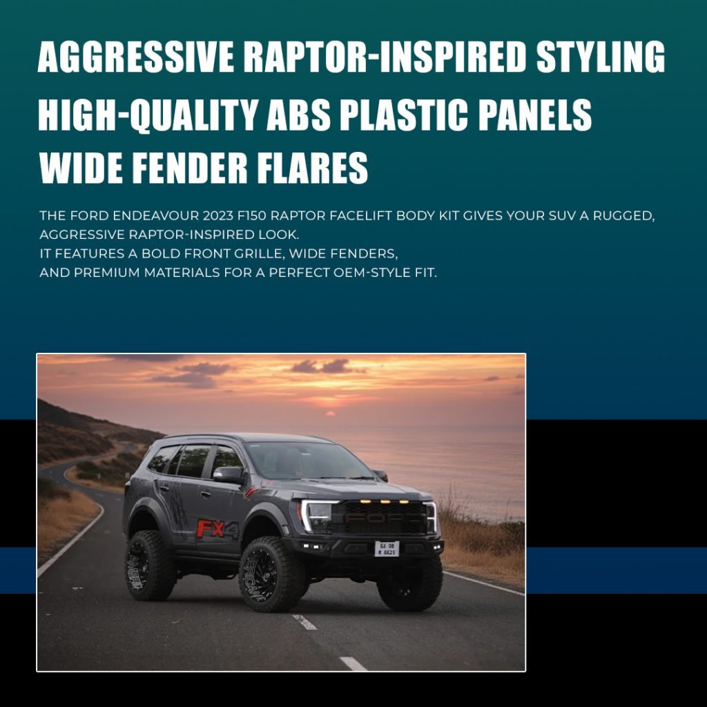 Ford Endeavour 2023 F150 Raptor V2 Facelift Body Kit - ROAVION ...