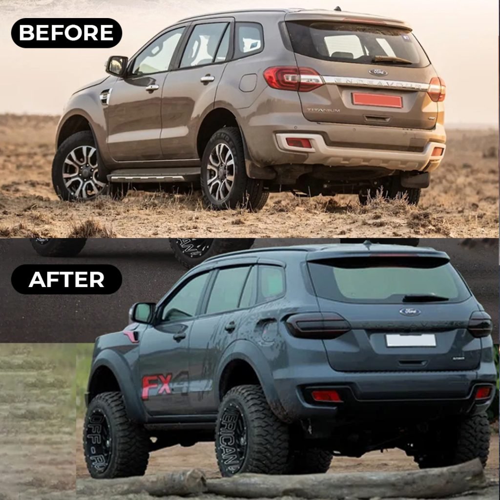 Ford Endeavour 2023 F150 Raptor V2 Facelift Body Kit - ROAVION ...