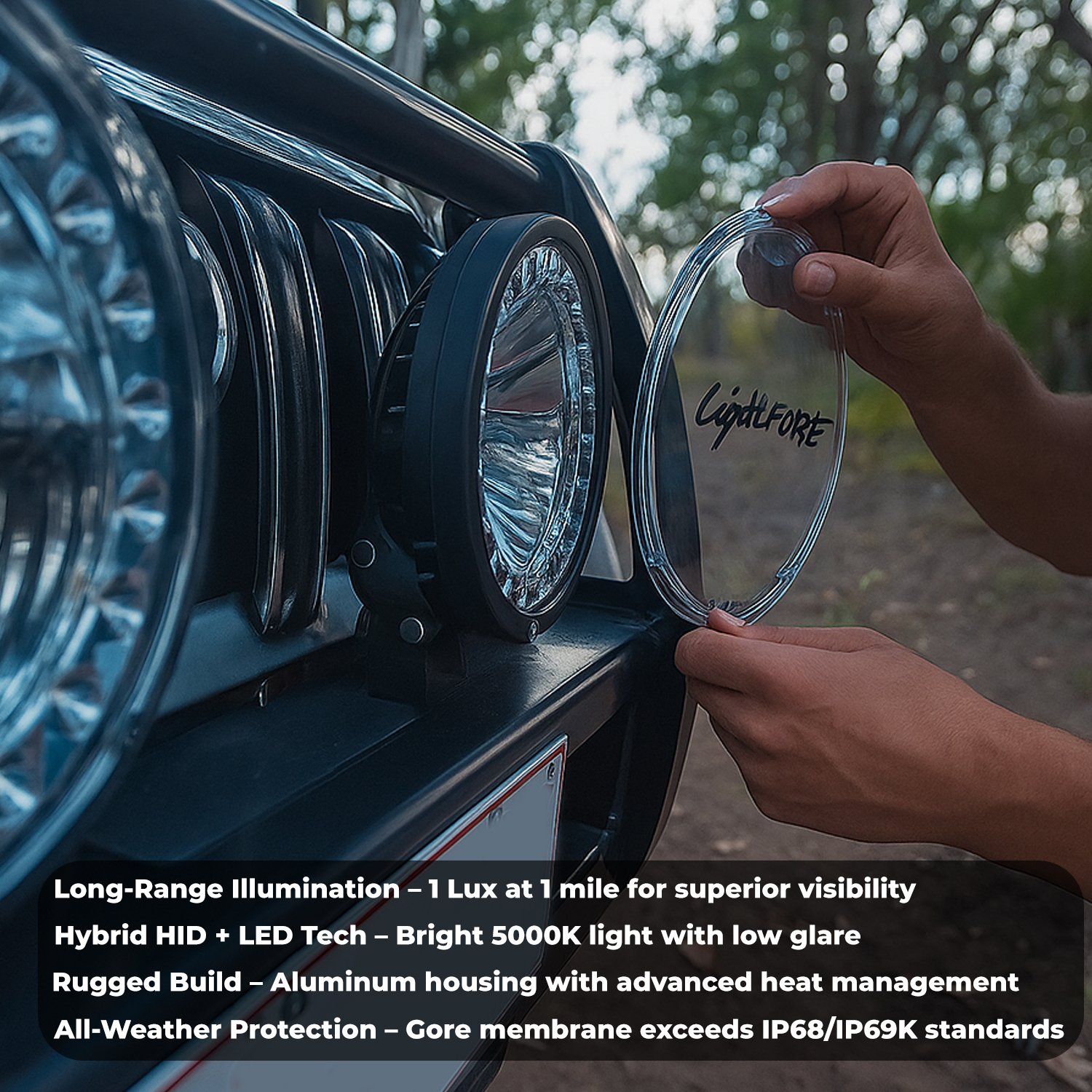 LightForce – HTX2 Hybrid Driving Lights – 12V - ROAVION - Powered by ...