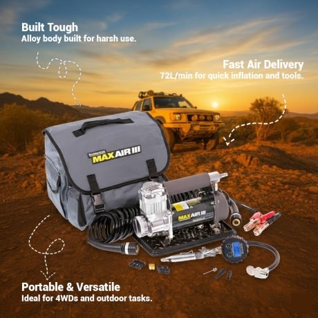 Bushranger Max AIR III Compressor - ROAVION - Powered by AutoBacs India