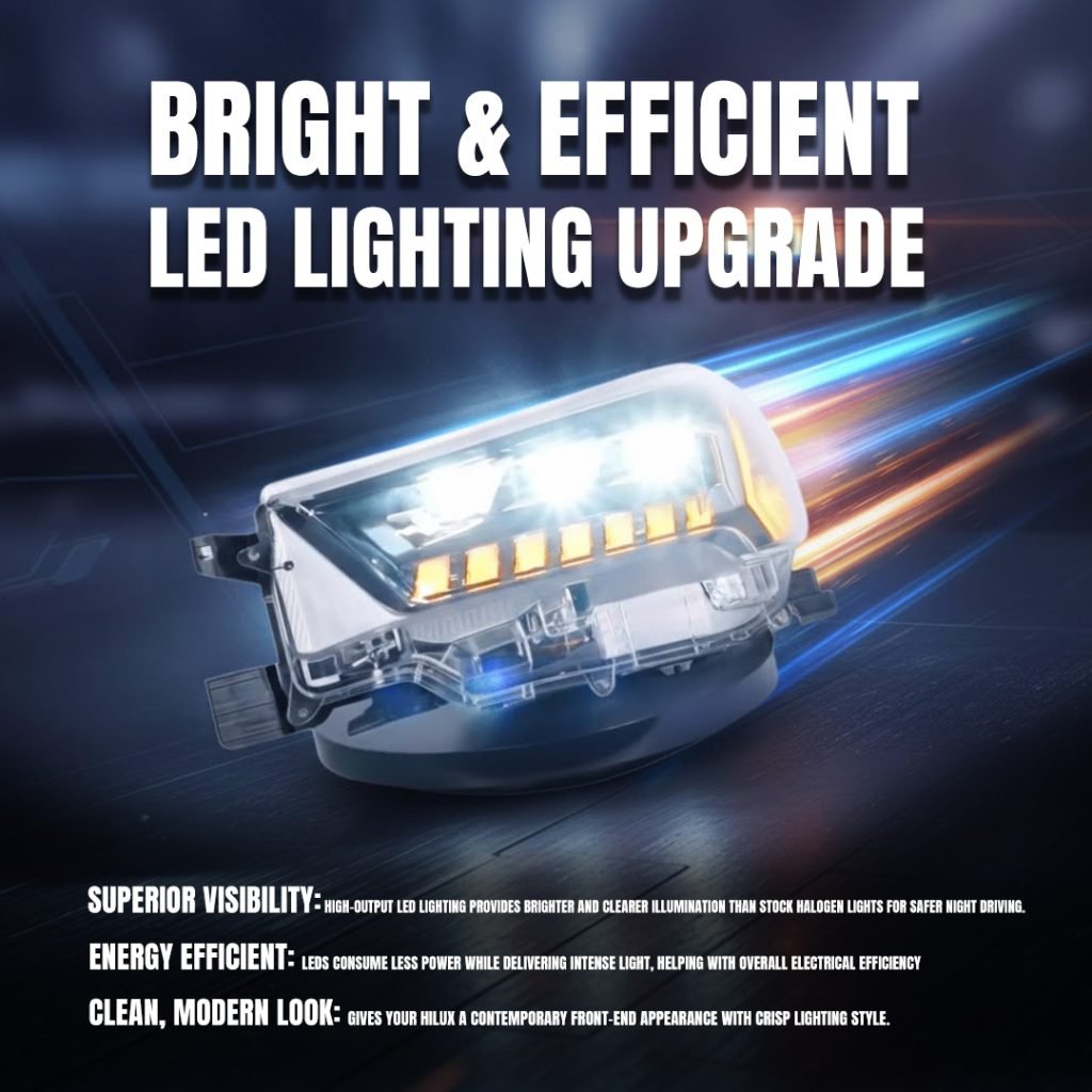 LED Headlights V2 for Toyota Hilux - ROAVION - Powered by AutoBacs India