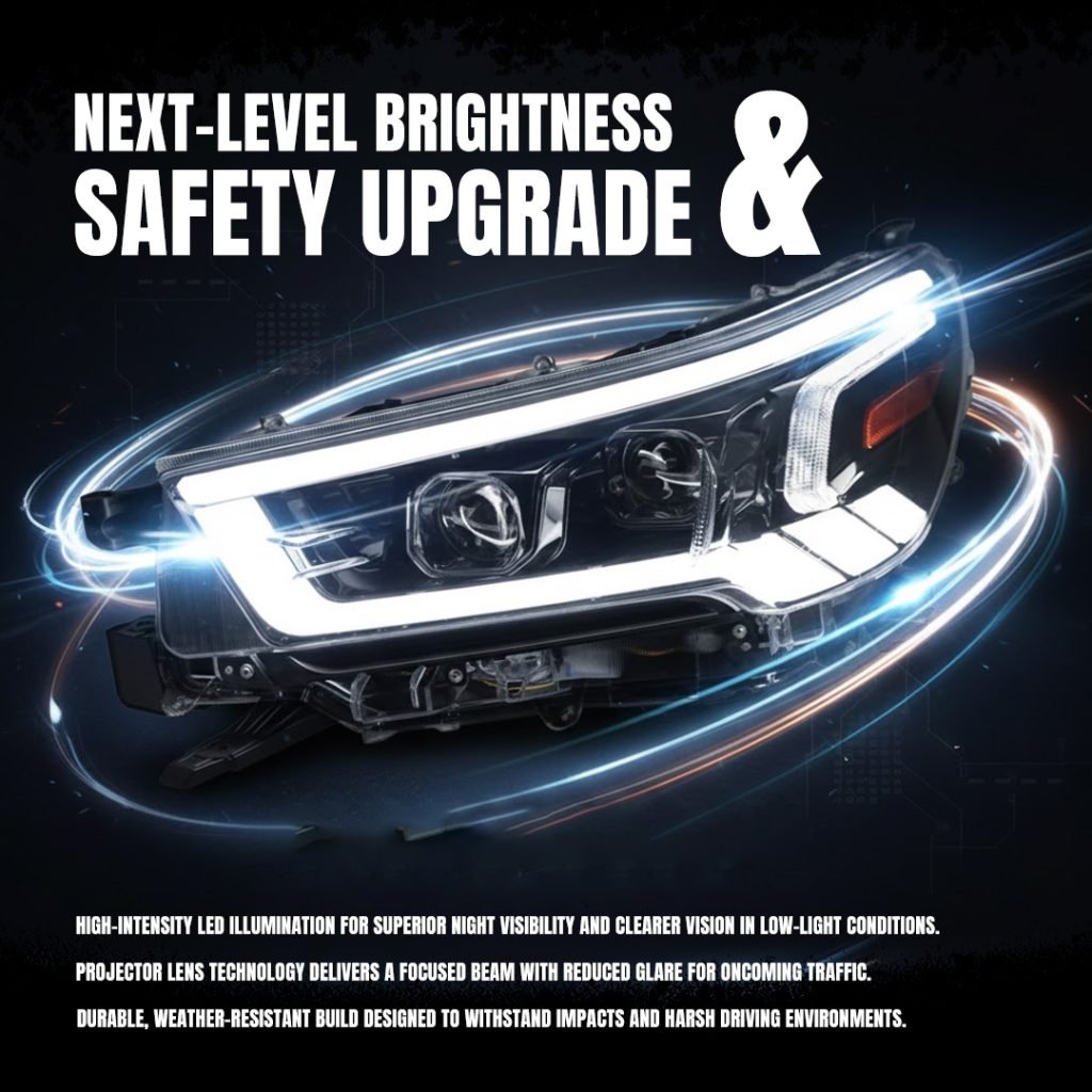 LED Headlights for Toyota Hilux - ROAVION - Powered by AutoBacs India