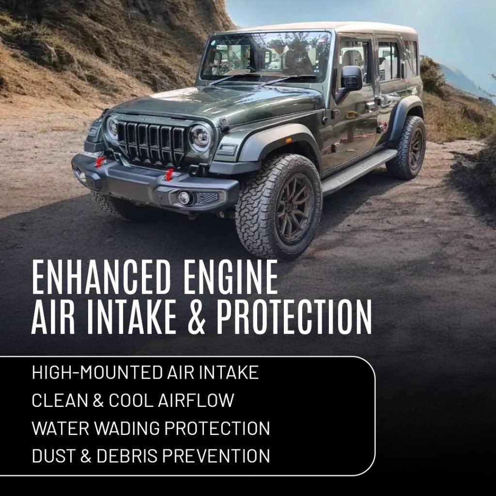 Mahindra Thar ROXX Wrangler Style Front ABS Bumper - ROAVION - Powered ...
