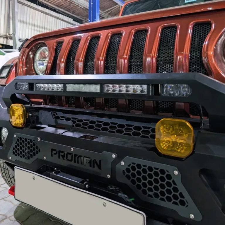 ProMan Mark 3 Bumper for Mahindra Thar - ROAVION - Powered by AutoBacs ...
