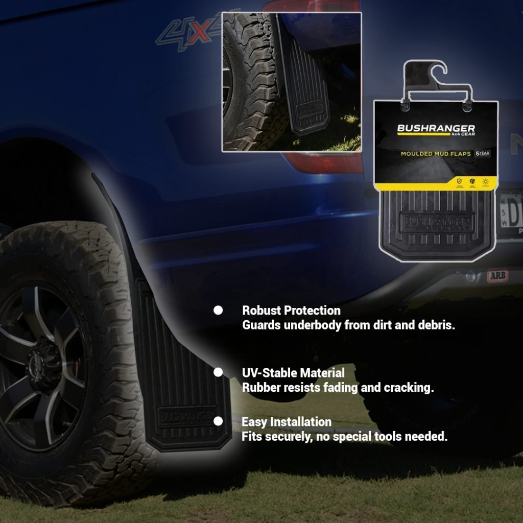 Bushranger Moulded Mud Flaps (Large) - ROAVION - Powered by AutoBacs India