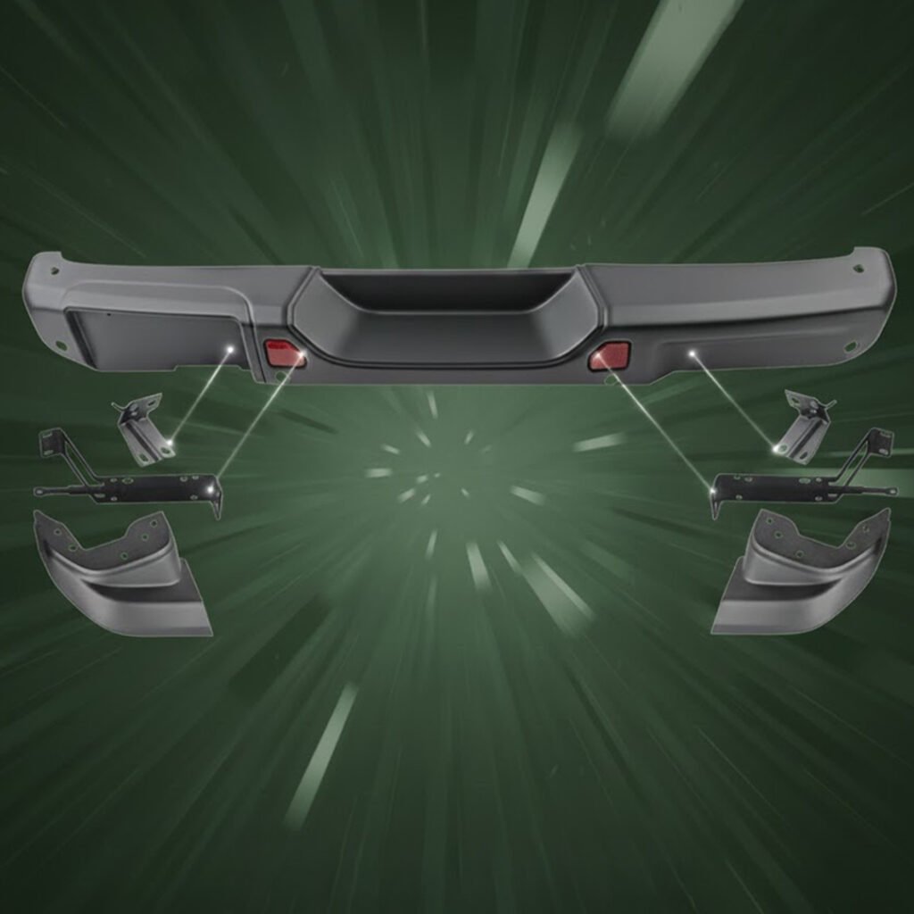 Stellar 4×4 Thar Roxx Metal Rear Bumper with Tyre Carrier - ROAVION ...