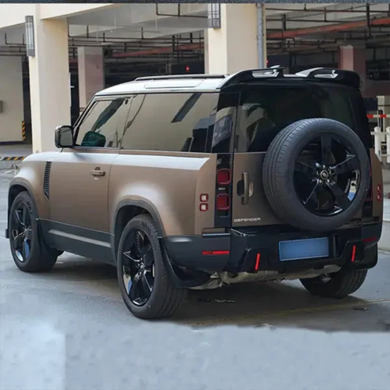 Rock style Carbon fiber rear wing spoiler for land rover Defender 110/ ...