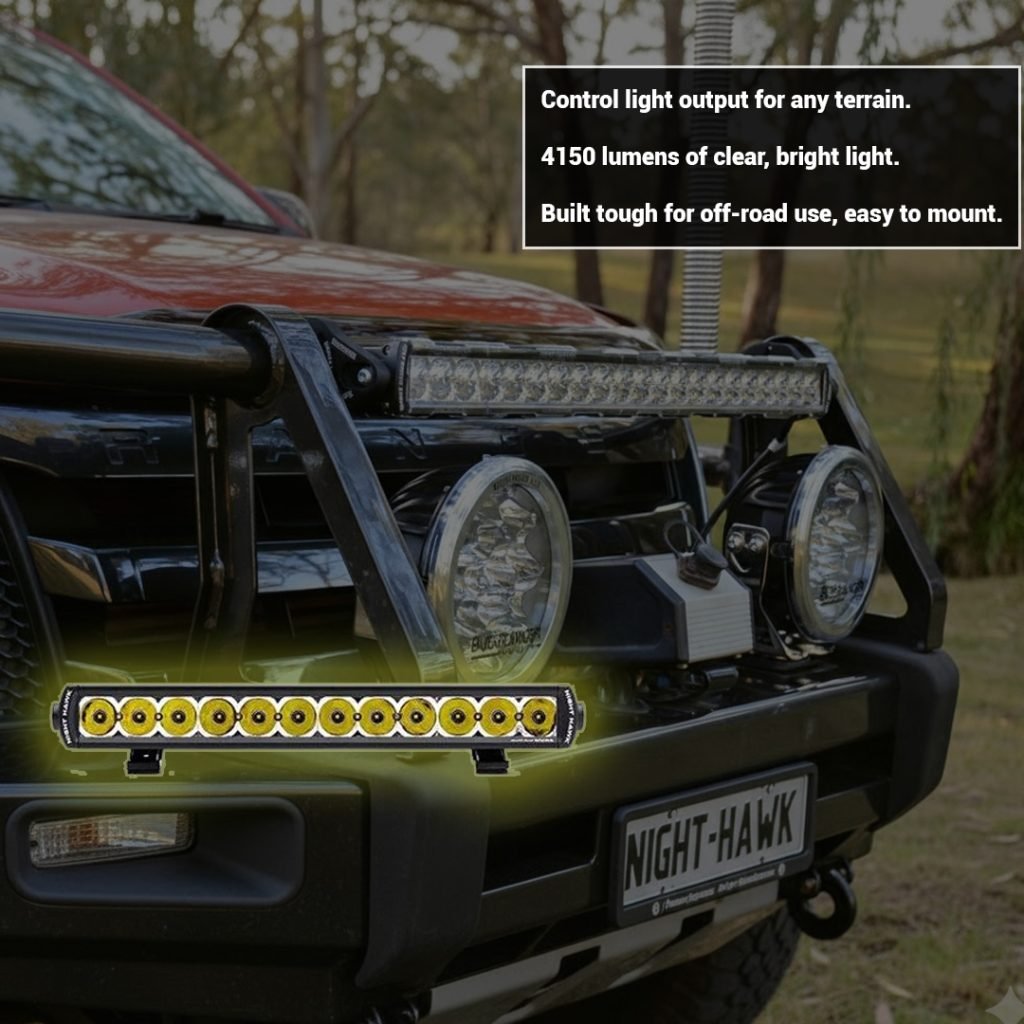 Bushranger Night Hawk 17″ VLI Series LED Light Bar - ROAVION - Powered ...
