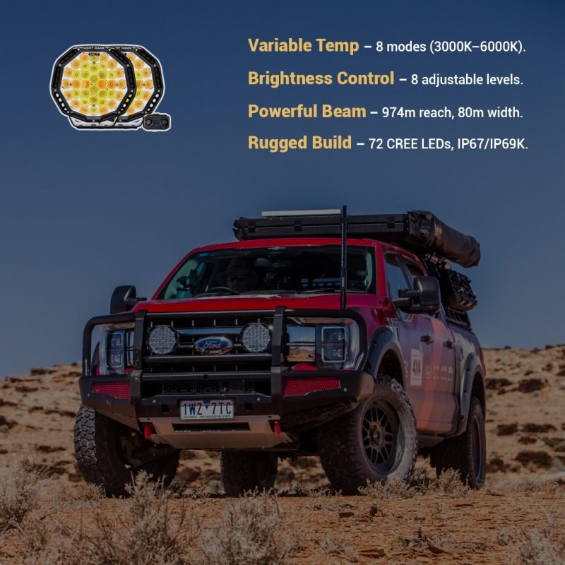 Bushranger NightHawk VCT 9″ Driving Light Kit - ROAVION - Powered by ...