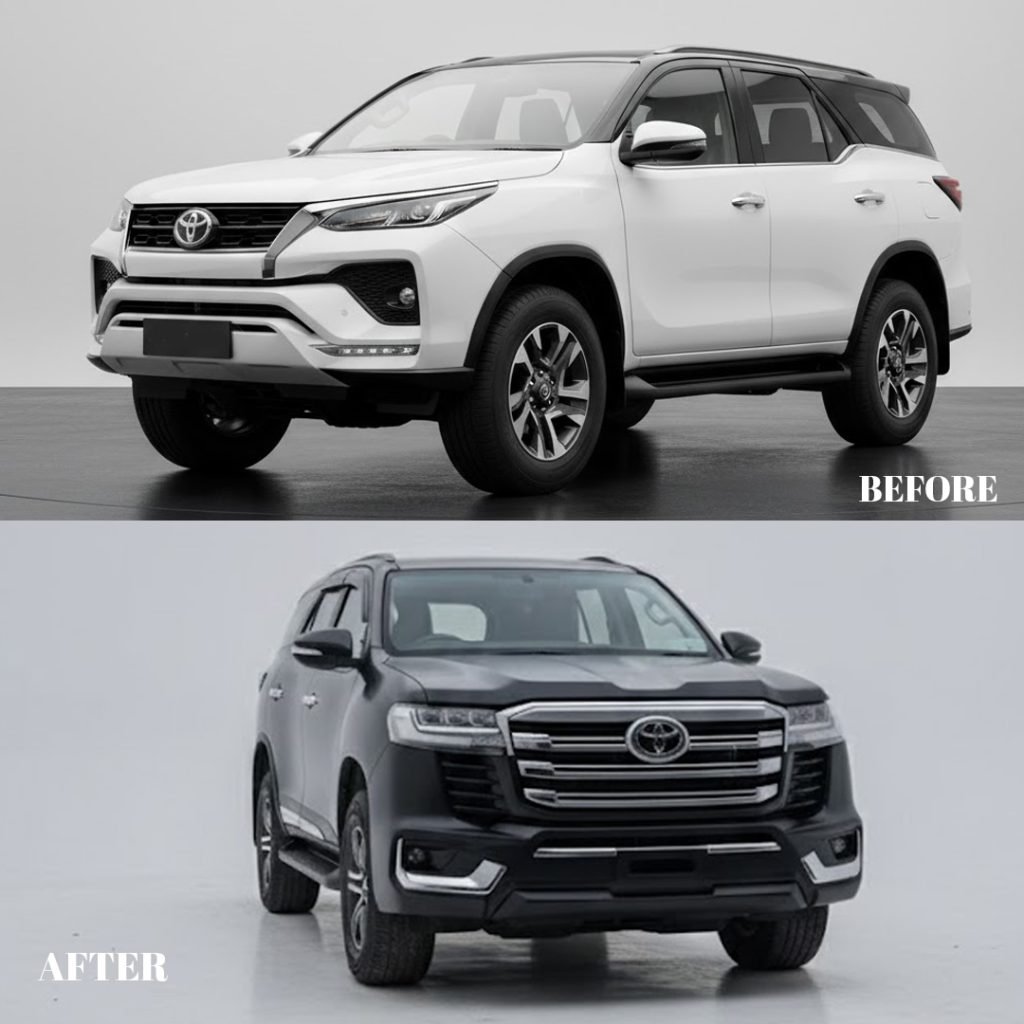 Toyota Fortuner Type 3/4 to LC300 Front Conversion Kit - ROAVION ...