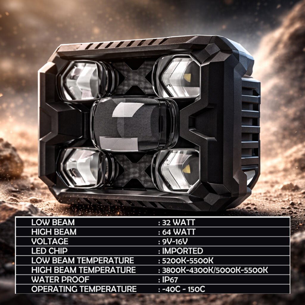 Hypersonic Night Buster 5 LED Aux Light - ROAVION - Powered by AutoBacs ...